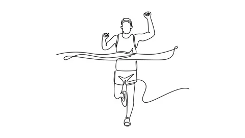 Finish Line Drawings Cartoons Stock Videos – Royalty-Free HD & 4K ...