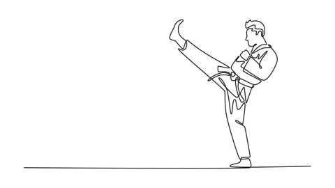 Fight Pose Drawing Stock Videos – Royalty-Free HD & 4K Videos | Page 2