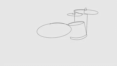 Animated self drawing of continuous sing... | Stock Video | Pond5