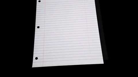 Animated Lined Paper