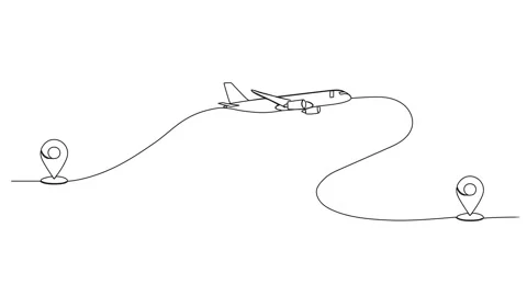 Animated Airplane Stock Videos – Royalty-Free HD & 4K Videos | Pond5