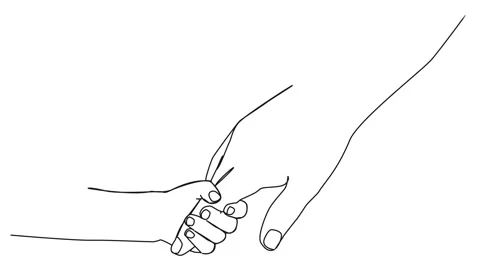 animated single line drawing of child ho... | Stock Video | Pond5
