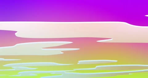 Animated sky with cartoon clouds | Stock Video | Pond5
