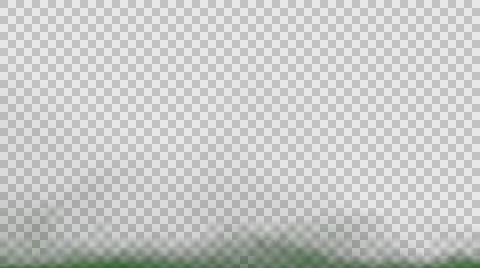 Animated slowly rising green gas in 4k | Stock Video | Pond5