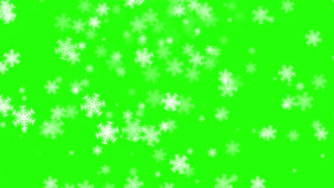 animated smooth snow in green screen. | Stock Video | Pond5