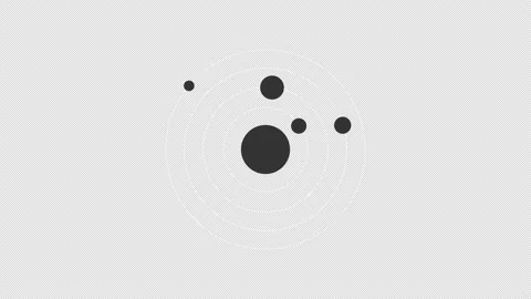 Animated solar system loader | Stock Video | Pond5