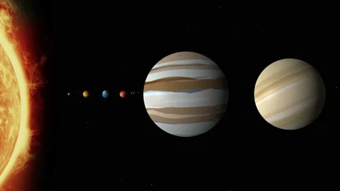 An Animated Solar System Zooming into th... | Stock Video | Pond5