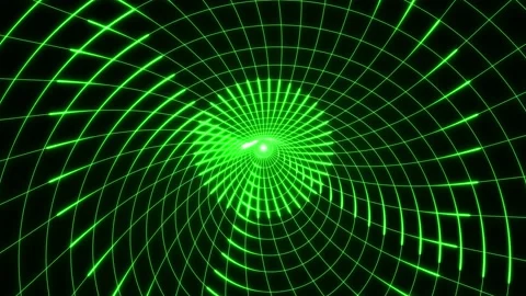 An animated sonar grid with running neon... | Stock Video | Pond5