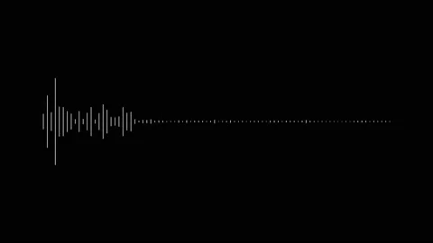 Animated sound wave spectrum | Stock Video | Pond5