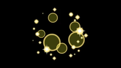 Animated Sparkle Effect with Transparent... | Stock Video | Pond5