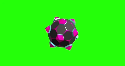 Animated Spiked Ball Weapon on Green Scr... | Stock Video | Pond5