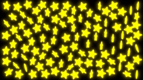 Yellow Stars Animated Stock Videos – Royalty-Free HD & 4K Videos | Pond5