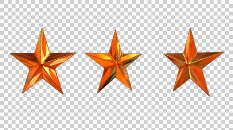 Animated spinning three shining bronze s... | Stock Video | Pond5