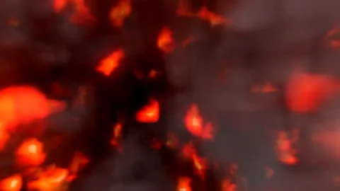 Animated spontaneous massive burst of in... | Stock Video | Pond5