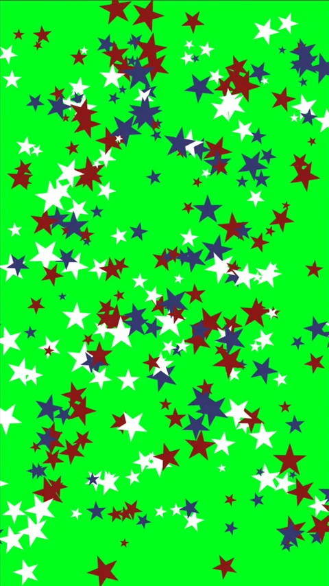 Animated stars on green screen vertical ... | Stock Video | Pond5