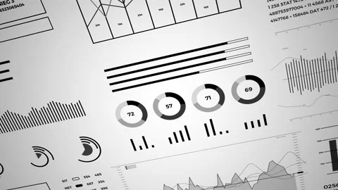 animated stats infographics. 3D | Stock Video | Pond5