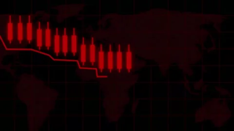 Animated of stock market graph chart ani... | Stock Video | Pond5