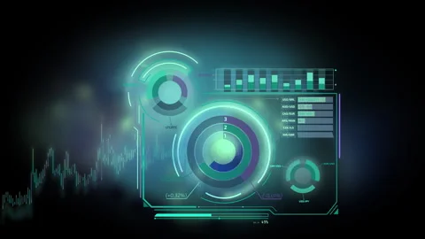 Animated stock market infographic elemen... | Stock Video | Pond5