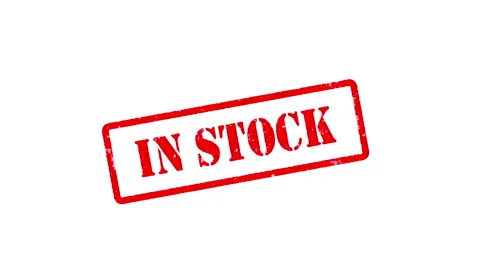 Animated In Stock Stamp on Black, White,... | Stock Video | Pond5