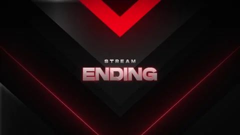 animated stream overlays, ending screen | Stock Video | Pond5