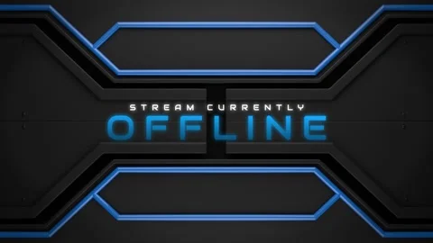 animated stream overlays, offline screen | Stock Video | Pond5
