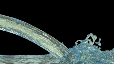 Animated stream of realistic avgas pouri... | Stock Video | Pond5