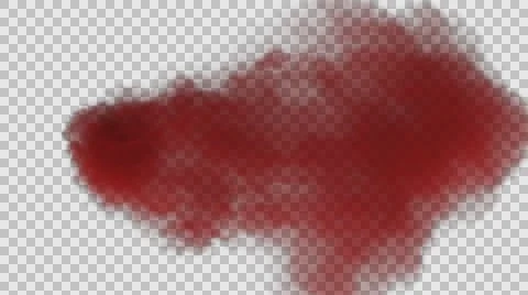 Animated stream of red gas drifting to t... | Stock Video | Pond5