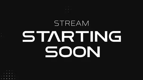 Animated Stream Starting Soon Typography... | Stock Video | Pond5
