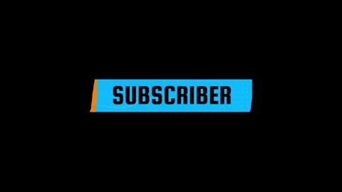 Animated Subscribe Button icon backgroun... | Stock Video | Pond5