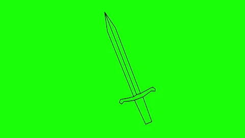 Sword Green Screen Stock Videos – Royalty-Free HD & 4K Videos | Pond5