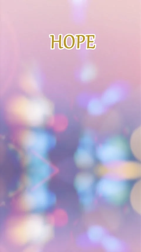 Animated text "HOPE" on a Colourful back... | Stock Video | Pond5