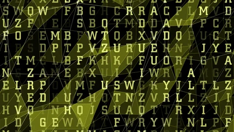Animated text in motion dynamic letters ... | Stock Video | Pond5