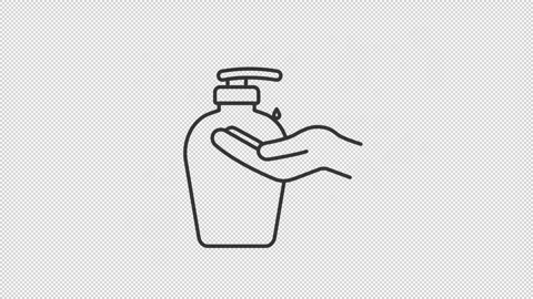 Animated thin line icon set representing... | Stock Video | Pond5