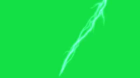 Animated Thunder Lightning Strike Electr... | Stock Video | Pond5