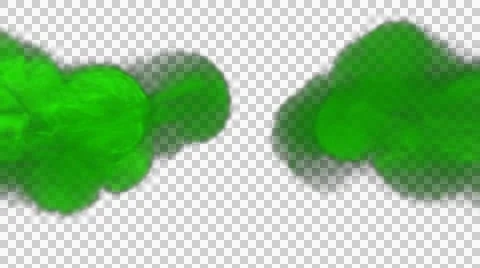 Animated top view of toxic green gas fil... | Stock Video | Pond5
