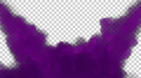 Animated toxic purple gas filling up who... | Stock Video | Pond5