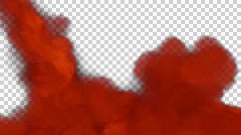 Animated toxic red gas filling up whole ... | Stock Video | Pond5