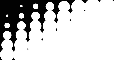 Animated transition mask black and white... | Stock Video | Pond5