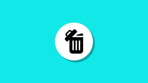 Trash Can Icon Stock Videos – Royalty-Free HD & 4K Videos | Page 2