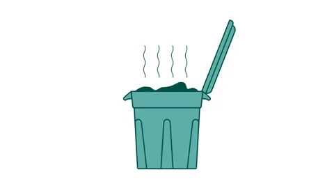 Animated Dustbins Stock Videos – Royalty-Free HD & 4K Videos | Pond5