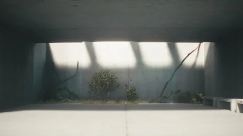 Animated trees and grass growing in the ... | Stock Video | Pond5