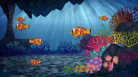 Underwater Animated Stock Videos – Royalty-Free HD & 4K Videos