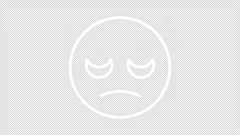 Animated user reaction white icons | Stock Video | Pond5