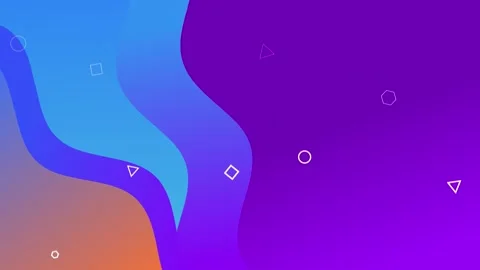 Animated vector shape colorful backgroun... | Stock Video | Pond5