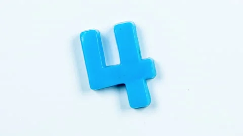 Animated video of numbers on white backg... | Stock Video | Pond5