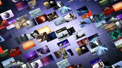 Animated Video Wall Stock Footage ~ Royalty Free Stock Videos | Pond5