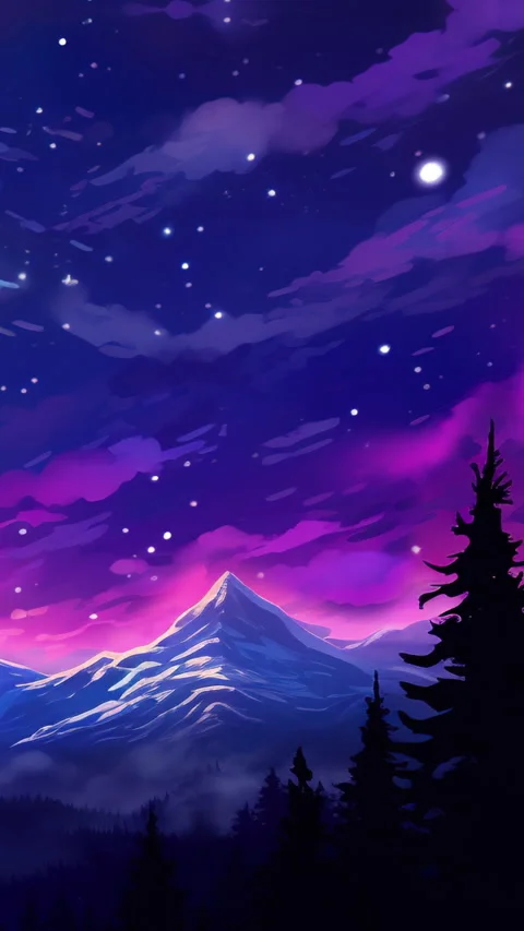 Animated virtual backgrounds Landscape b... | Stock Video | Pond5