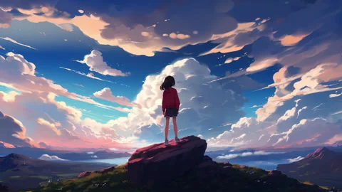 Anime Girl Animated Stock Videos – Royalty-Free HD & 4K Videos | Pond5