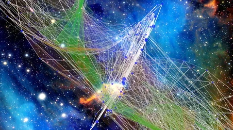 Animated vortex against black background | Stock Video | Pond5