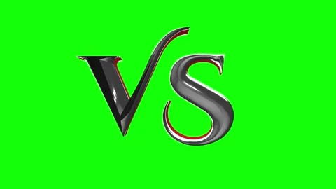 Animated VS Green Screen Overlay | Versu... | Stock Video | Pond5